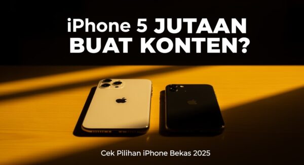 6 iPhone 5 Jutaan Terbaik 2025 untuk Konten Medsos Jernih, Bisa Dapat ...