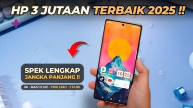 HP 3 Jutaan Spek Dewa 2025: RAM 12GB, Memori 256GB, Baterai Jumbo ...