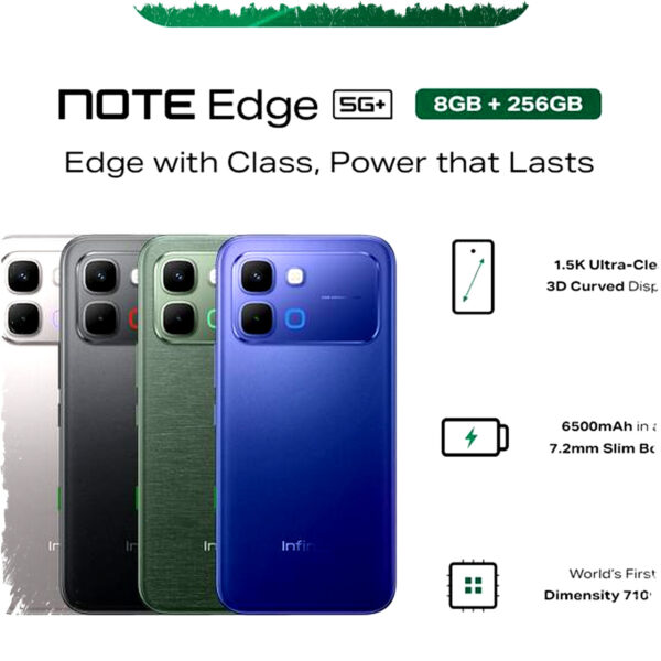 Resmi Rilis Infinix Note Edge 5G: Layar Lengkung 1.5K, Baterai Besar ...