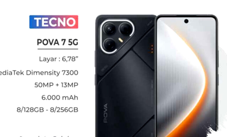 Tecno Pova 7 5G Hadir Dengan Layar AMOLED 6,78 Inci, Performa Kencang ...