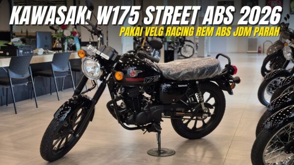 Kawasaki W175 Street ABS 2026 Makin Menggoda, Harga Rp 38,9 Juta Dapat ...