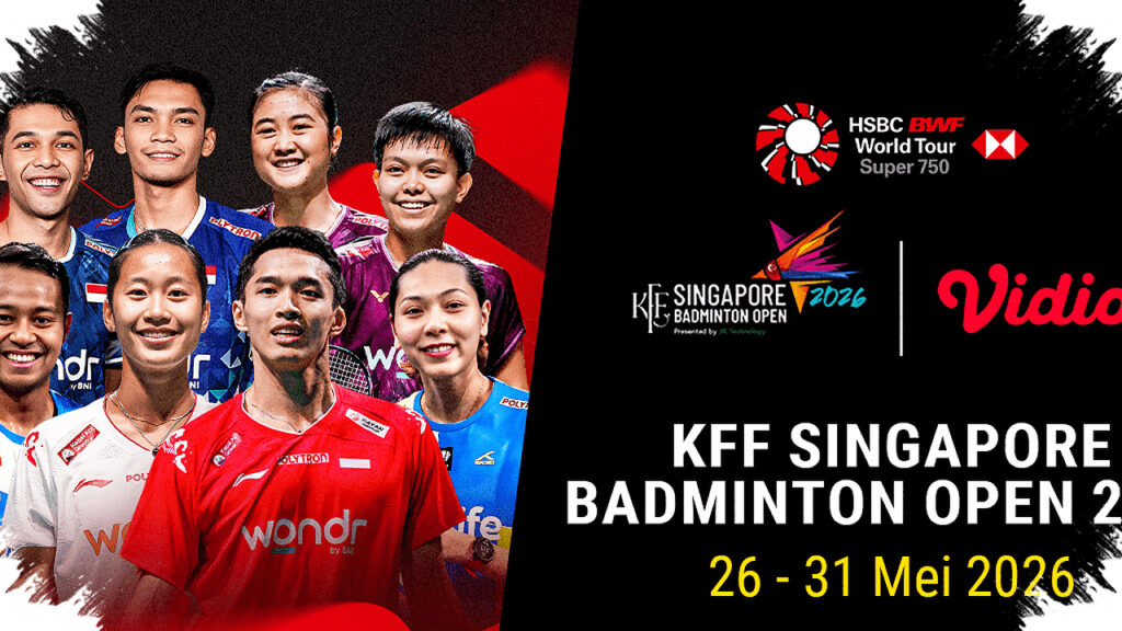 Tempat Menonton BWF KFF Singapore Badminton Open 2026, Jadwal Vidio dan ...