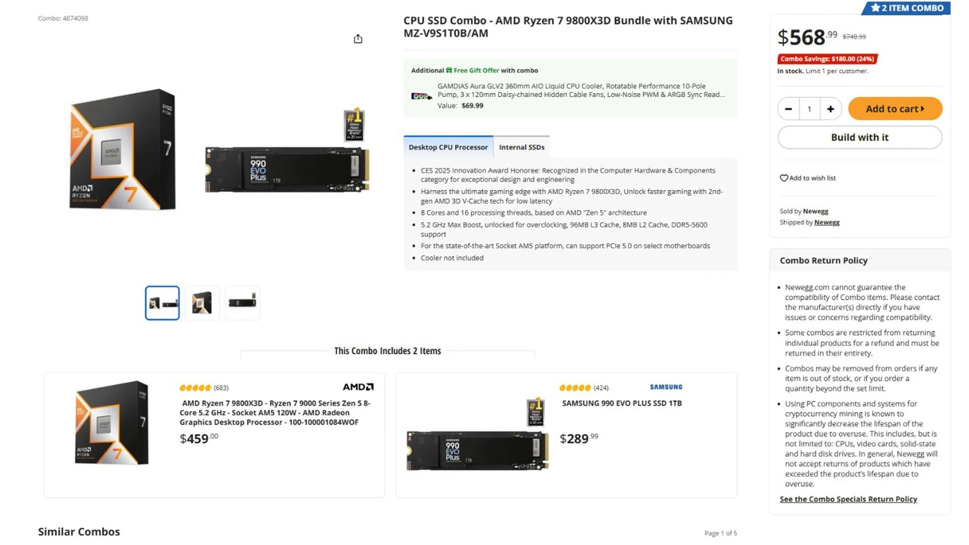 Bundle Ryzen 7 9800X3D Ini Ludes Dalam Sejam, SSD 1TB dan AIO Gratis ...