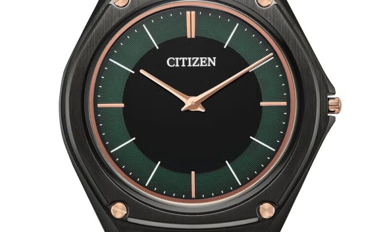 Citizen Eco-Drive One Hadir Sangat Tipis, Dial Hijau Emeraldnya ...