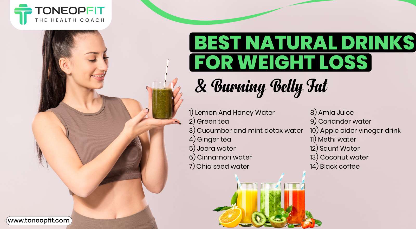 2 Minuman Sederhana yang Bisa Bantu Mengecilkan Lemak Perut Secara Alami