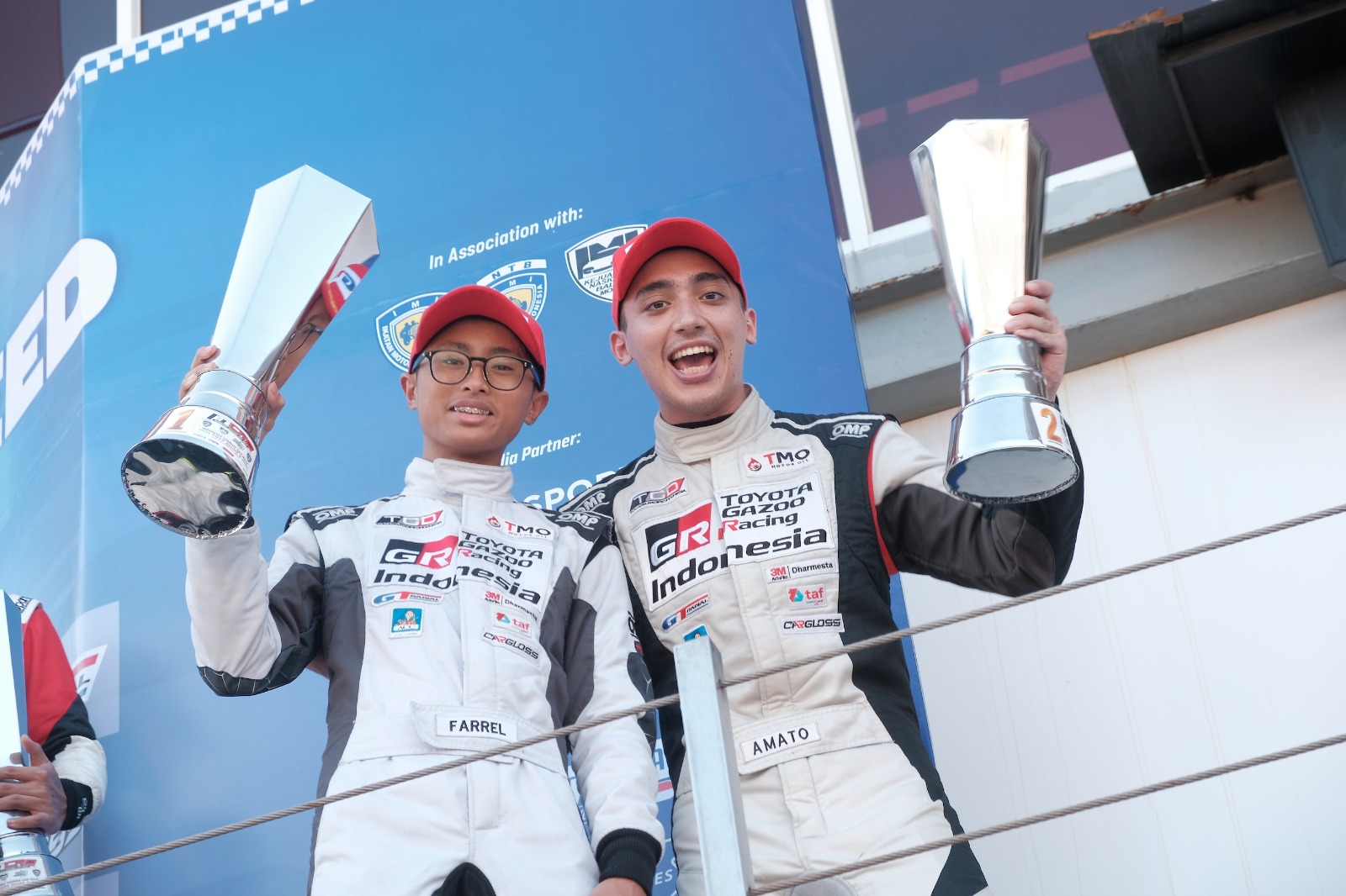 Duet TGRI Amato Dan Farrel Borong Podium Di Mandalika, Debutan 16 Tahun ...