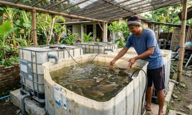 Lahan Sempit Bukan Alasan, Budidaya Gurame di Tandon Bekas Ini Bisa ...