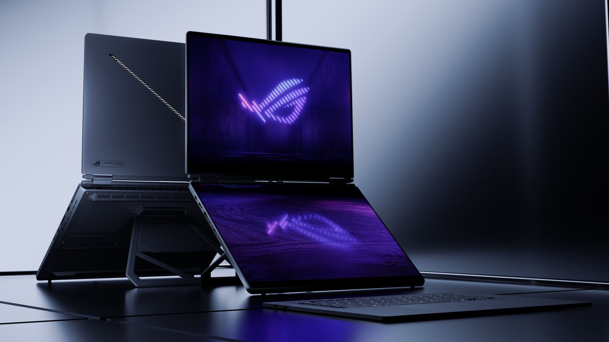 ASUS ROG Zephyrus Duo 2026 Ubah Cara Main dan Kerja, Dua Layar 16 Inci ...